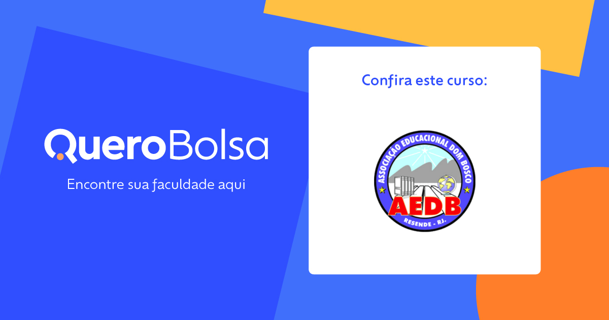 AEDB 2025 - Bolsas, Cursos e Informações | Quero Bolsa