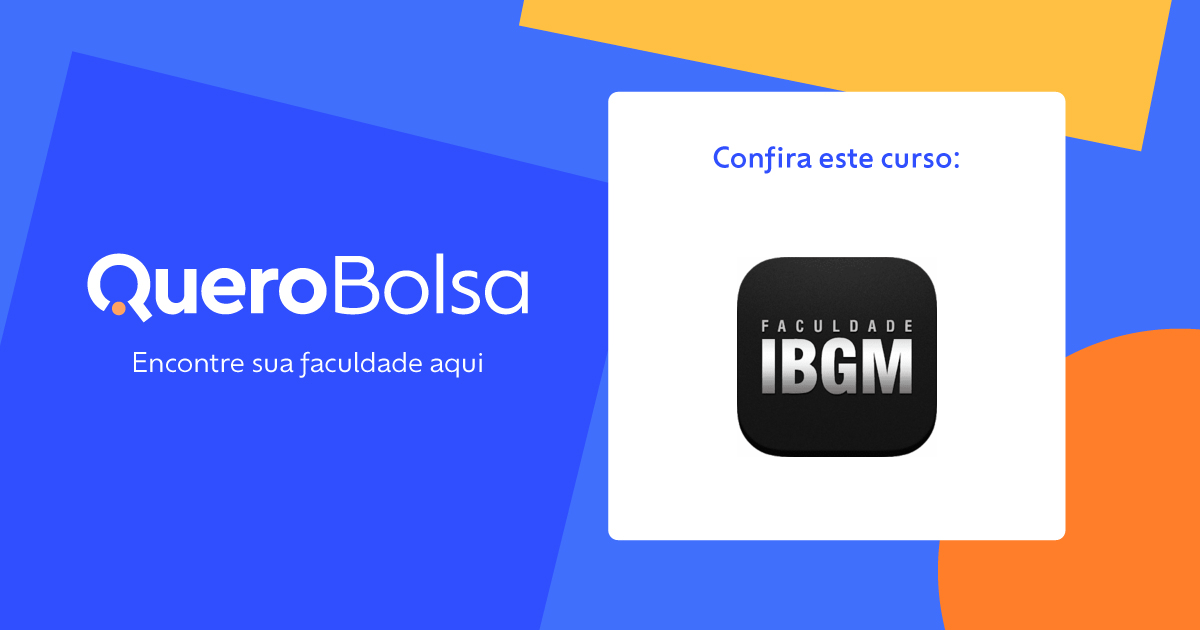 IBGM - Recife, PE - Cursos e Mensalidades | Quero Bolsa