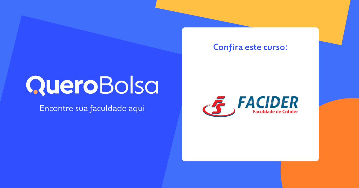 FACIDER - Colíder, MT - Cursos e Mensalidades | Quero Bolsa