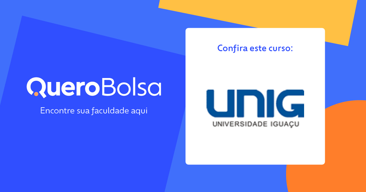 UNIG Universidade Iguaçu | Cursos e bolsas disponíveis