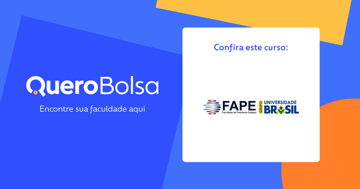FAPE - Cursos e Valores das Mensalidades | Quero Bolsa