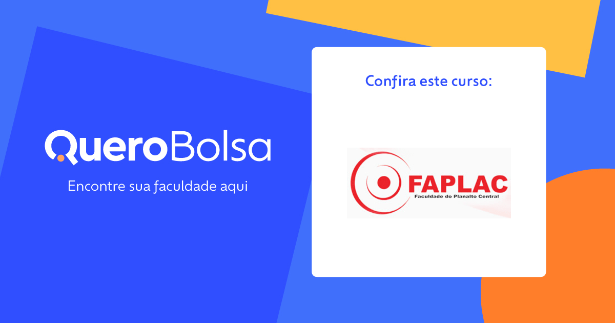 FAPLAC - Cursos e Valores das Mensalidades | Quero Bolsa