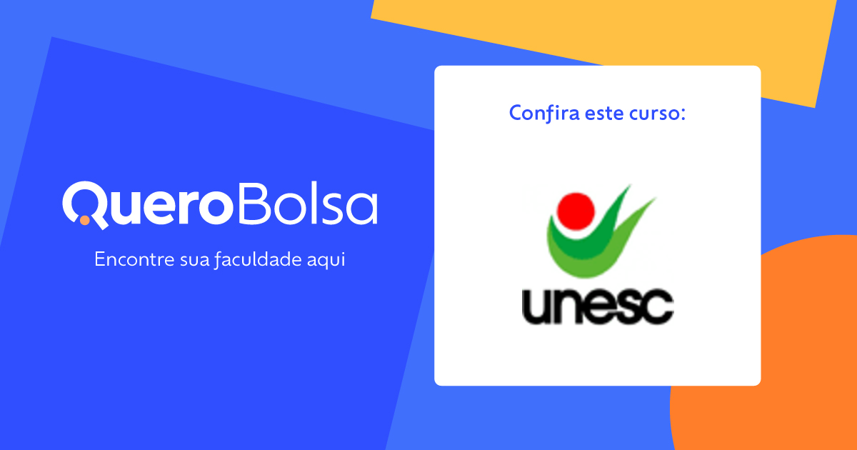 UNESC-SC: Universidade, Cursos, Bolsas, Campi e Nota MEC