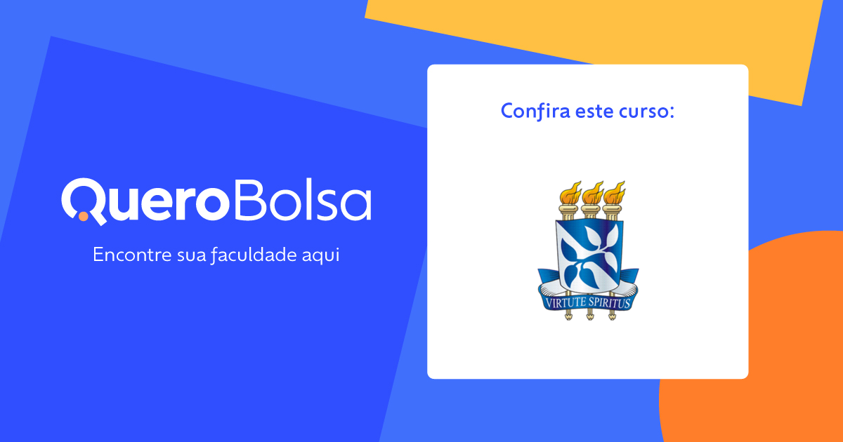 UFBA | Cursos e bolsas disponíveis