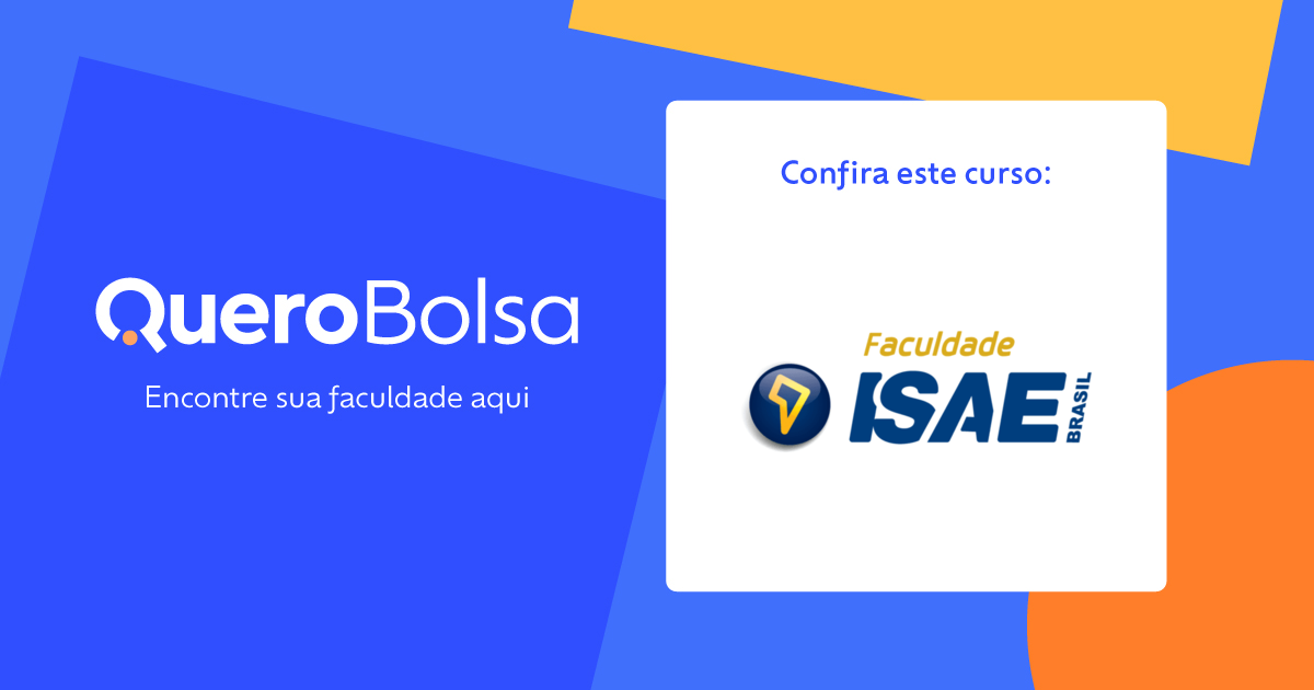 ISAE Brasil 2025 - Bolsas, Cursos e Informações | Quero Bolsa