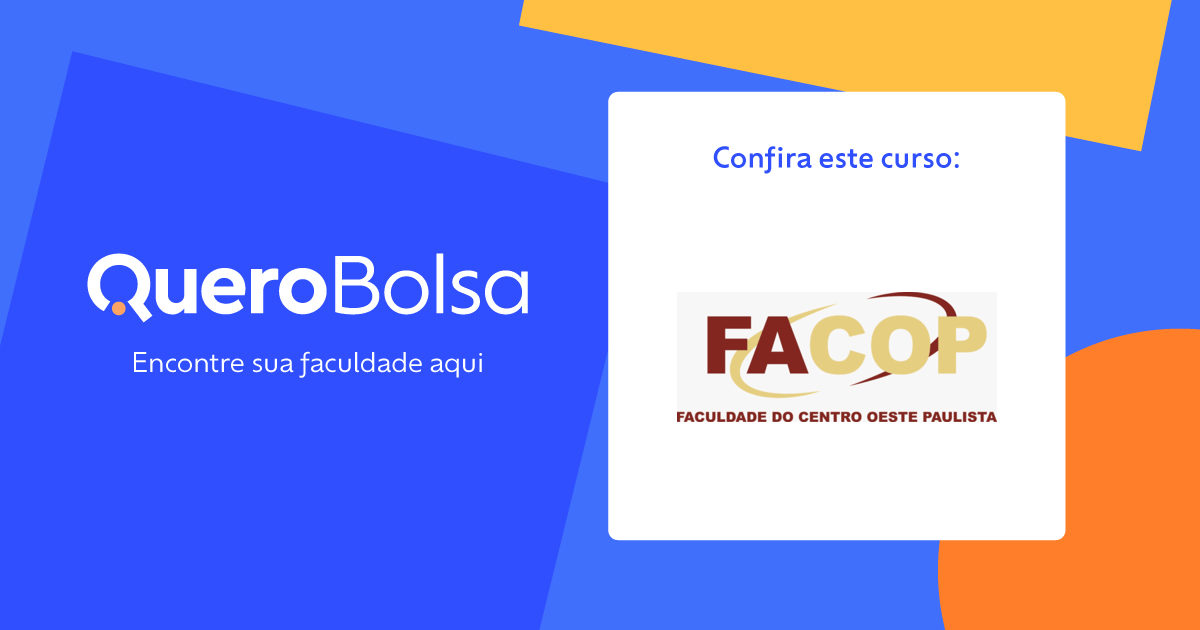 FACOP 2025 - Bolsas, Cursos e Informações | Quero Bolsa