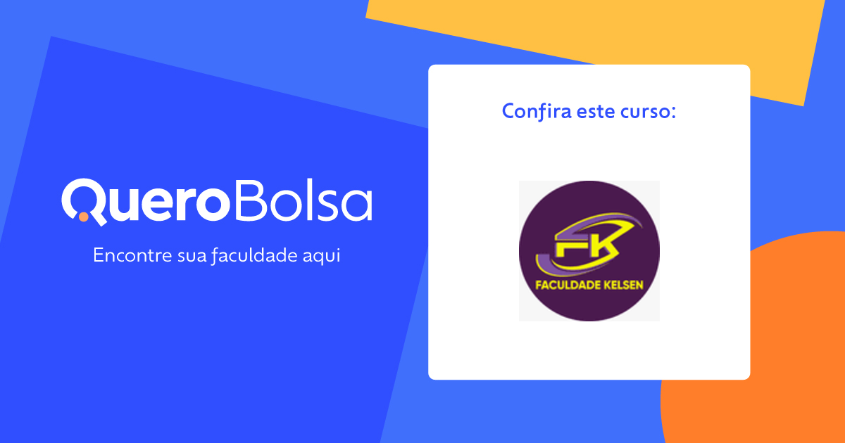 FK - Faculdade Kelsen 2025 - Bolsas, Cursos e Informações | Quero Bolsa