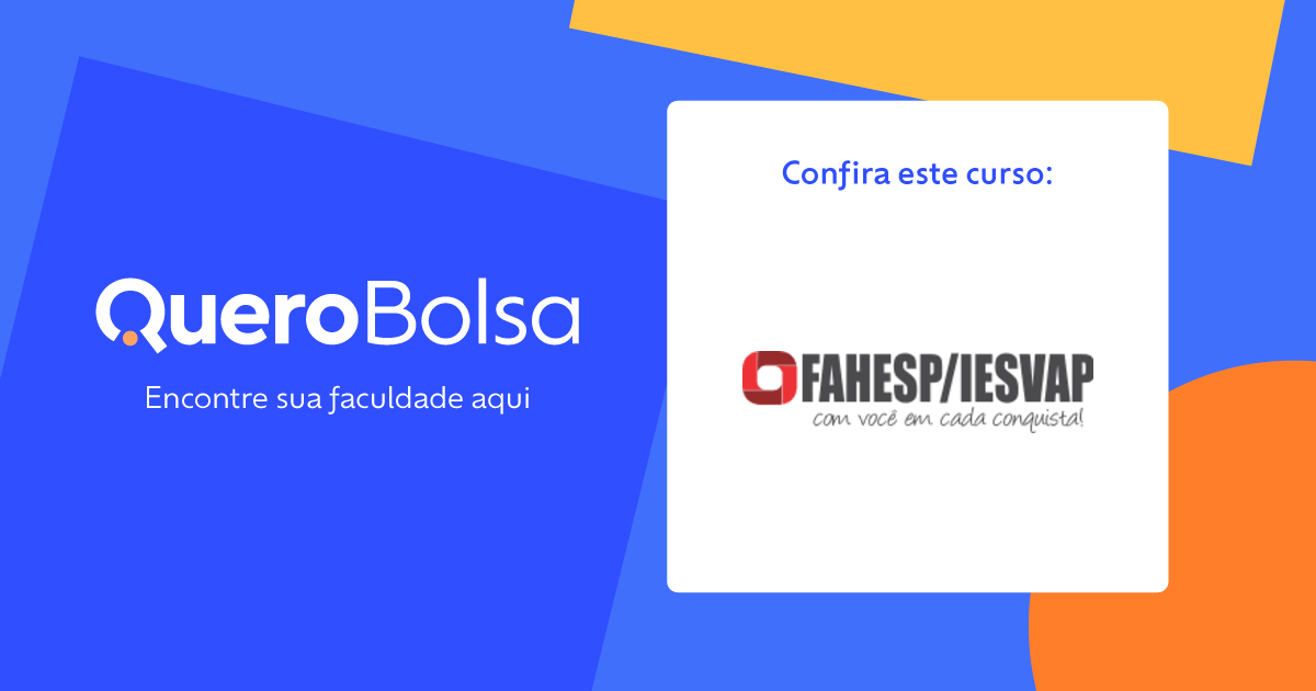 IESVAP 2025 - Bolsas, Cursos e Informações | Quero Bolsa