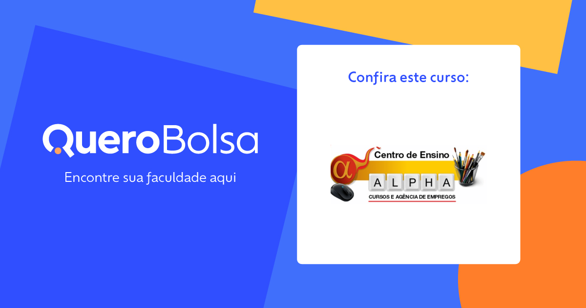 Alpha Cursos - Buritis, RO - Cursos e Mensalidades | Quero Bolsa