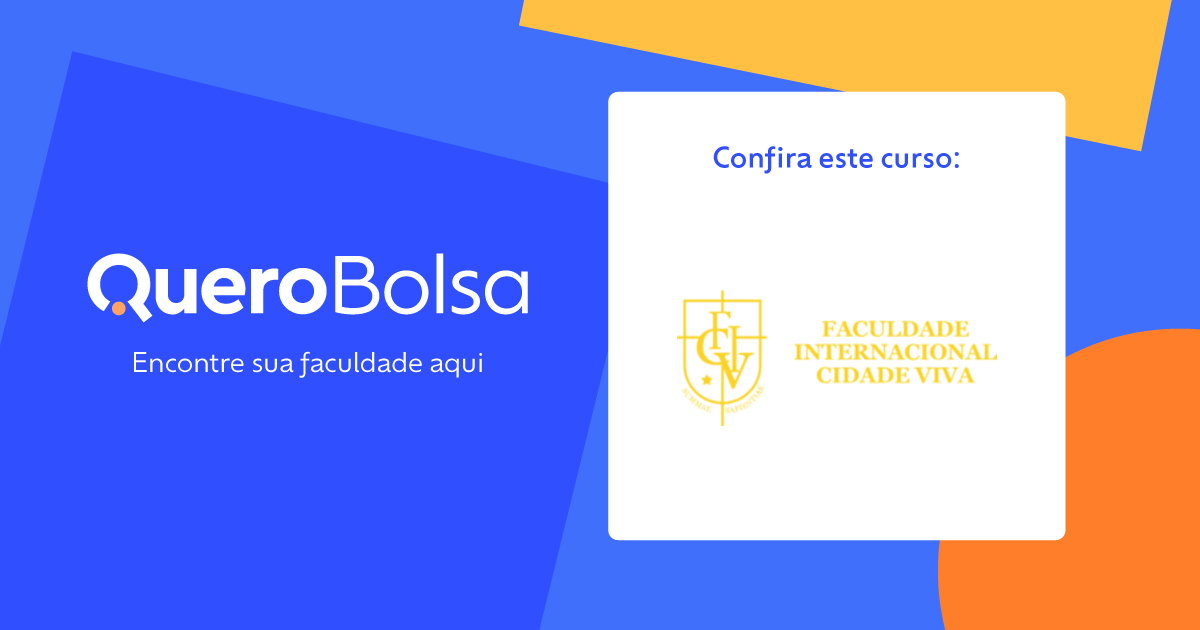 FICV 2025 - Bolsas, Cursos e Informações | Quero Bolsa