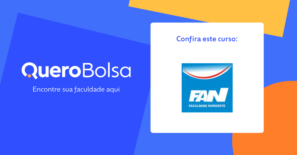 Análise e Desenvolvimento de Sistemas na FAN Padrão - Quero Bolsa | Descontos na Mensalidade