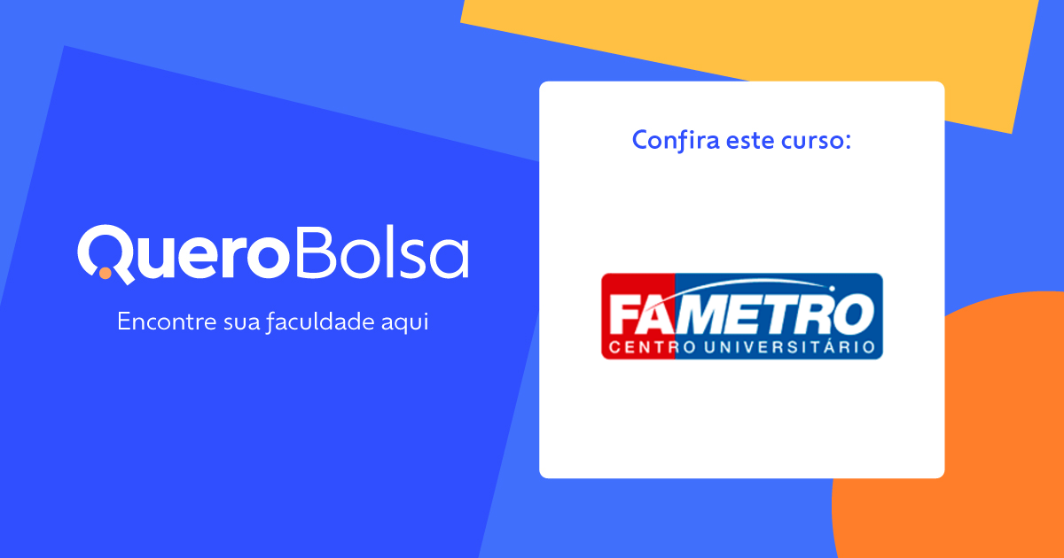 Fametro | Cursos e bolsas disponíveis