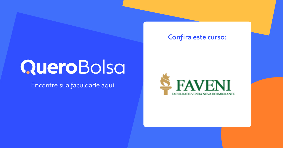 Faveni | Cursos, bolsas e avaliações