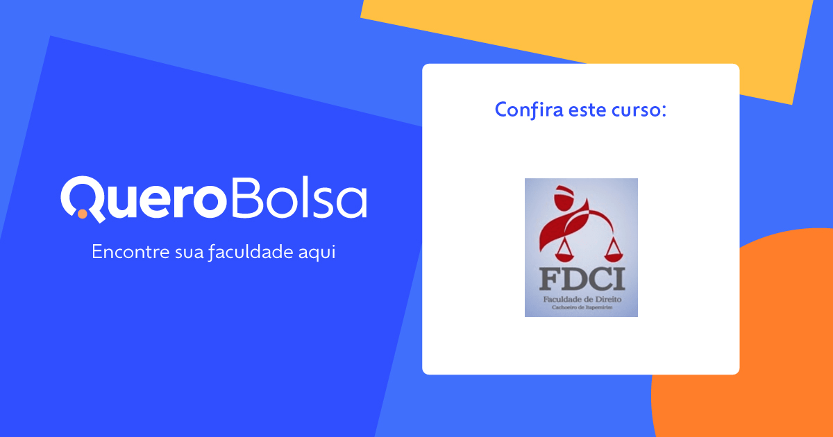 FDCI 2025 - Bolsas, Cursos e Informações | Quero Bolsa